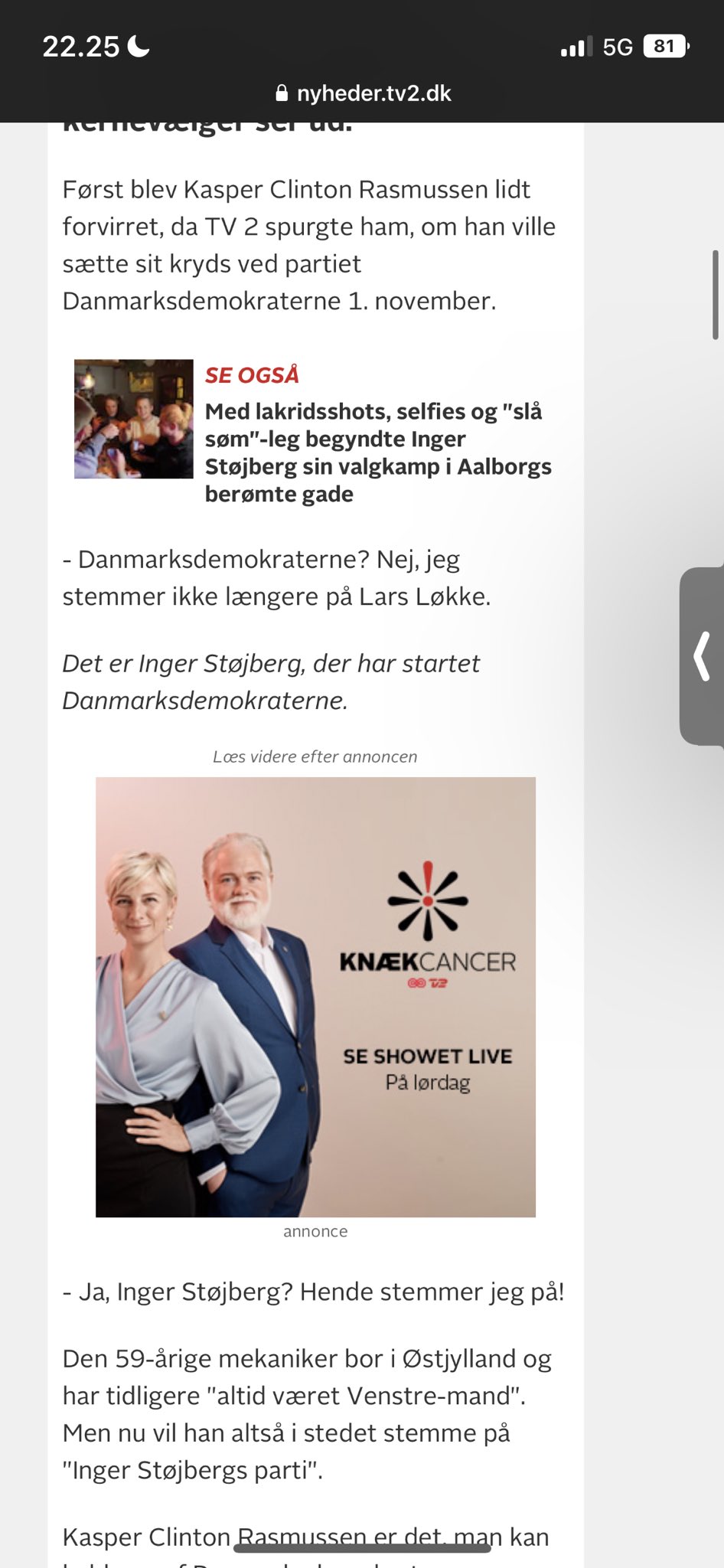 Hans Redder on Twitter: "Tankevækkende indledning hér. Gad vide, om der ikke er en del vælgere ...