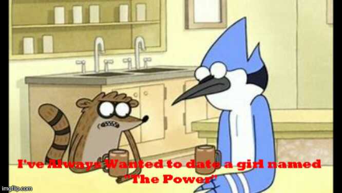 Regular Show The Power Gif