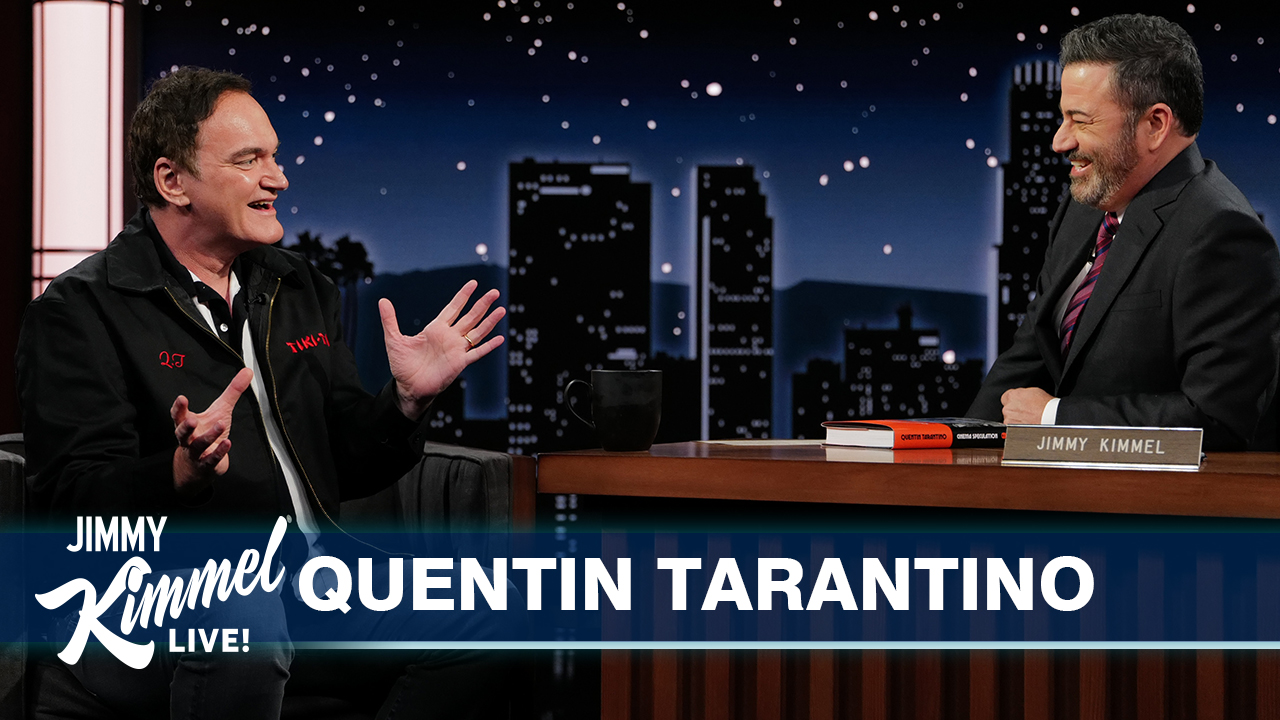 Jimmy Kimmel Live on Twitter: "Quentin Tarantino on Kanye West claiming that he came up with the ...