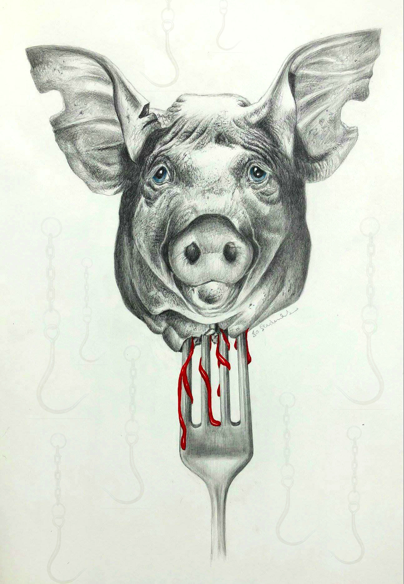 Lord Of The Flies Pig Head Drawing