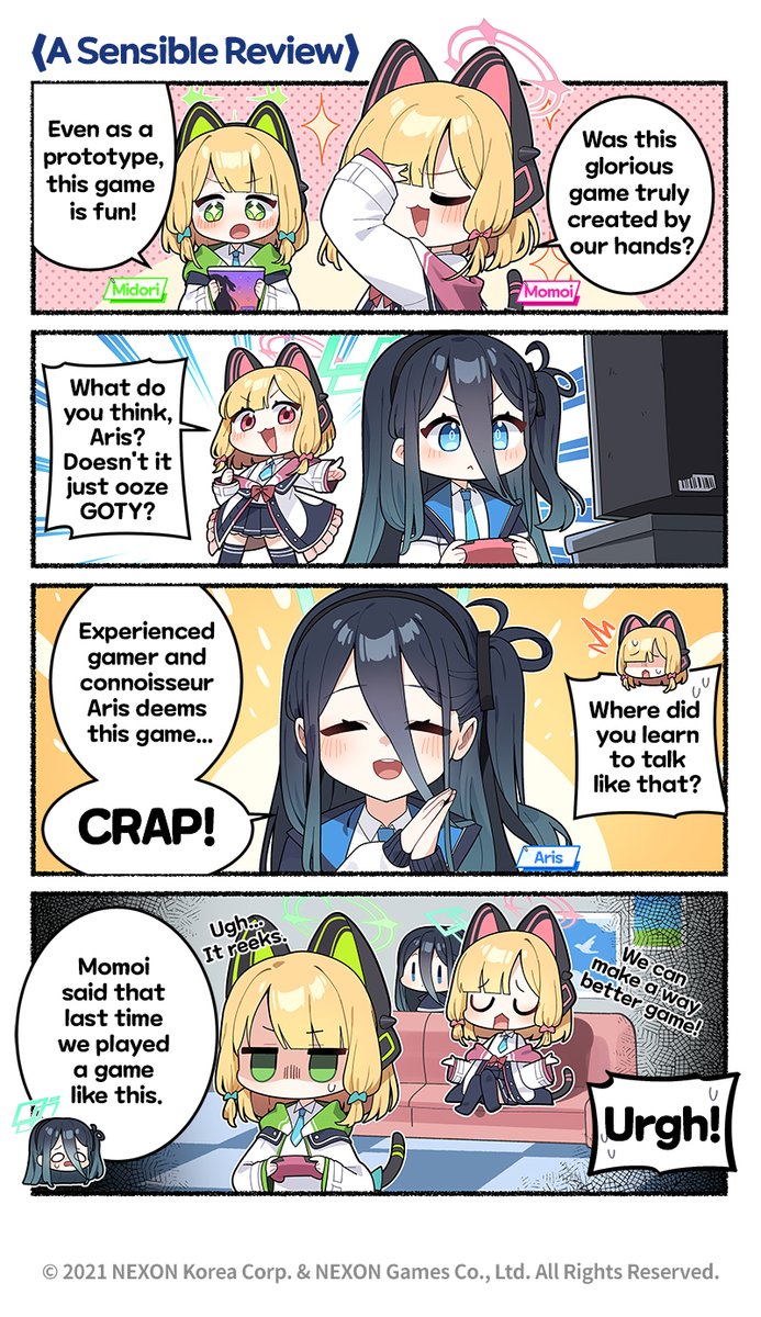 BlueArchive on Twitter: "[Official 4-Panel Manga] Ep. 54 Here's Blue Archive's official 4-panel ...