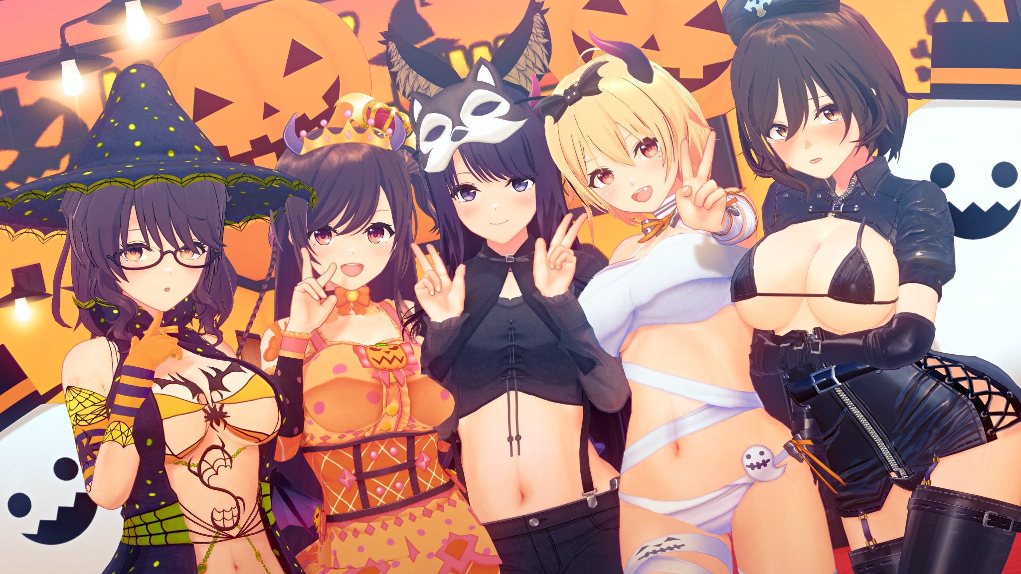 タコアシ on Twitter: "ハロウィンが近いのでメイドさんに仮装してもらいました！🥰👻 #COM3D2 ＃カスタムオーダーメイド3D2 https://t.co/BGlfY1ugYC ...