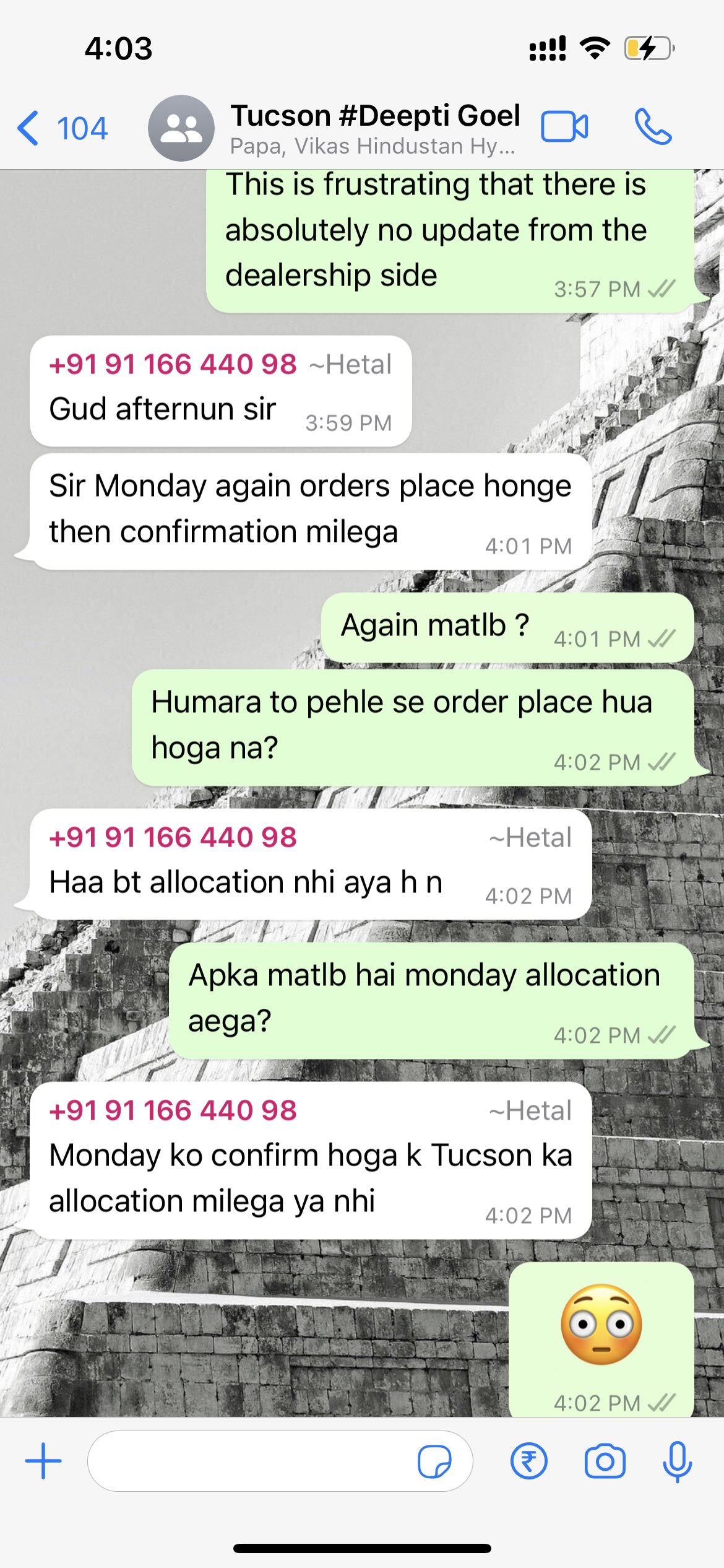 Divyam Goel on Twitter: "It has been more than #2months already waiting for #hyundai #tucson. No ...