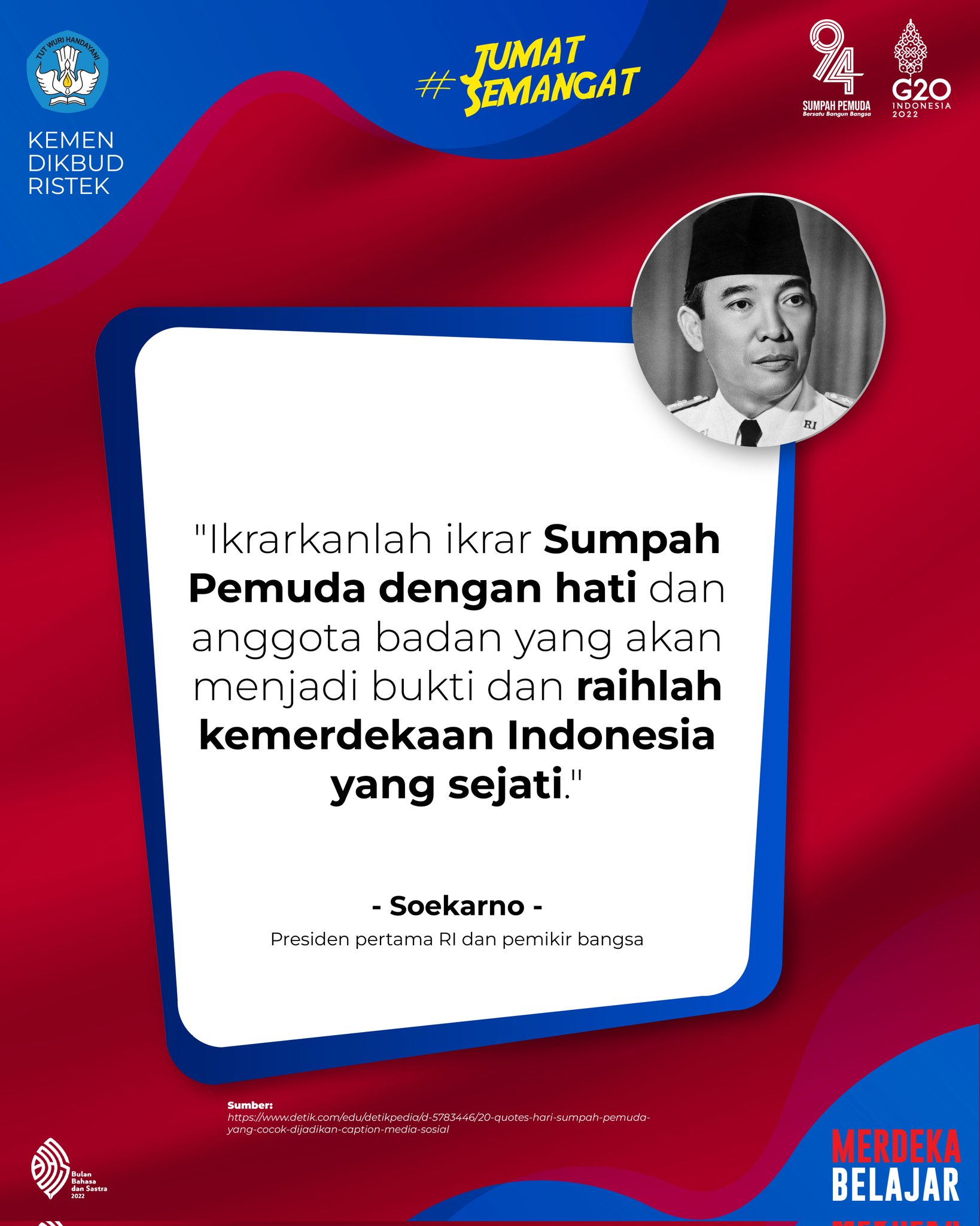 Sumpah Pemuda Quotes 10 Ucapan Hari Sumpah Pemuda Yang Bisa Kamu
