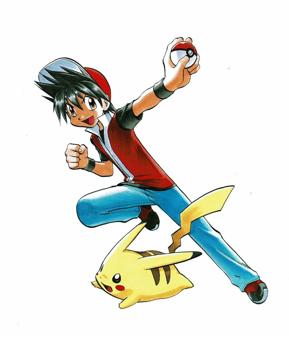 Pokémon Adventures / Pocket Monsters Special - character artwork (1997 ...