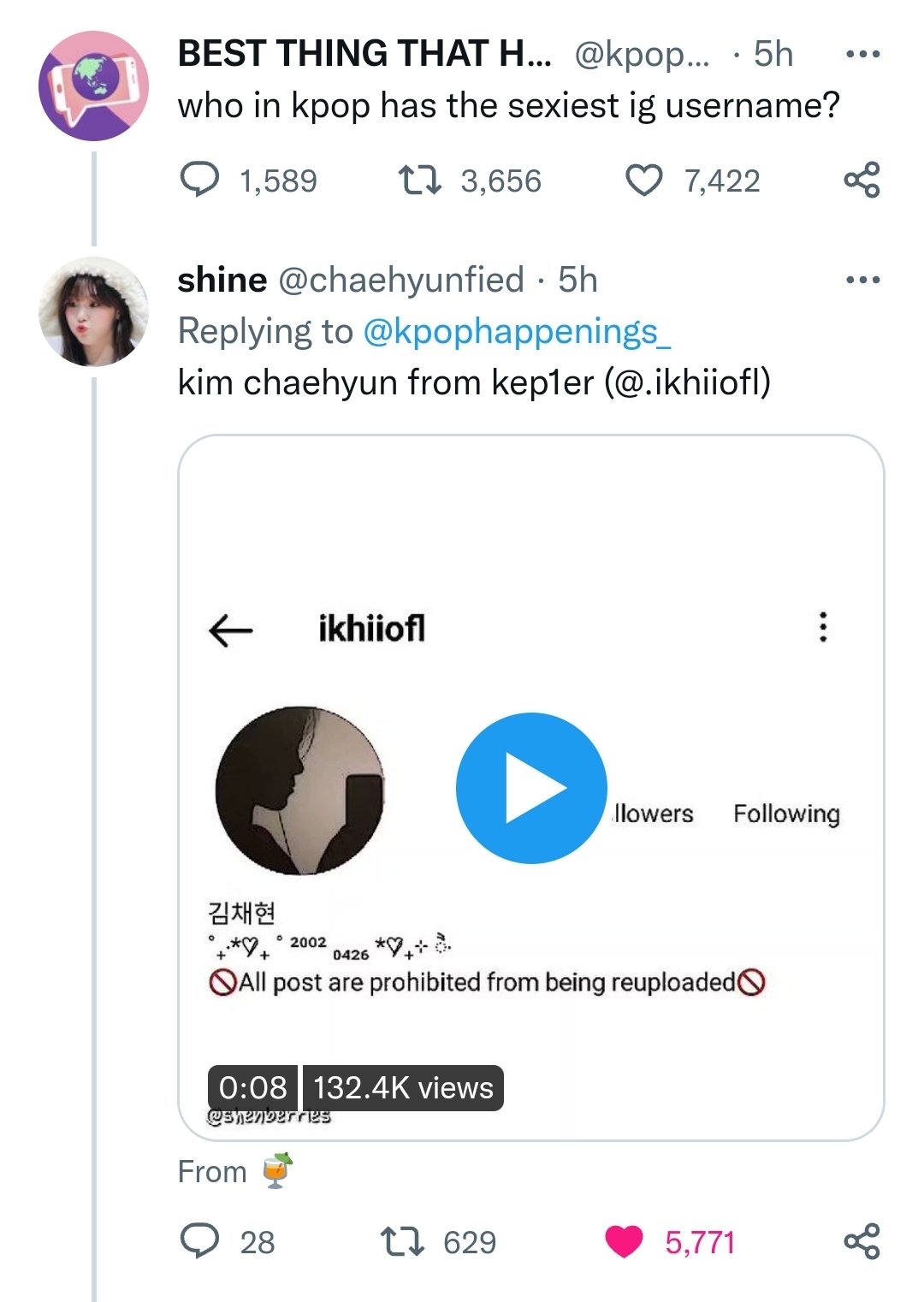 🦊🐿 loves chuu on Twitter: "I think mentioning Kep1er under @/kpophappenings_ tweets is a good ...