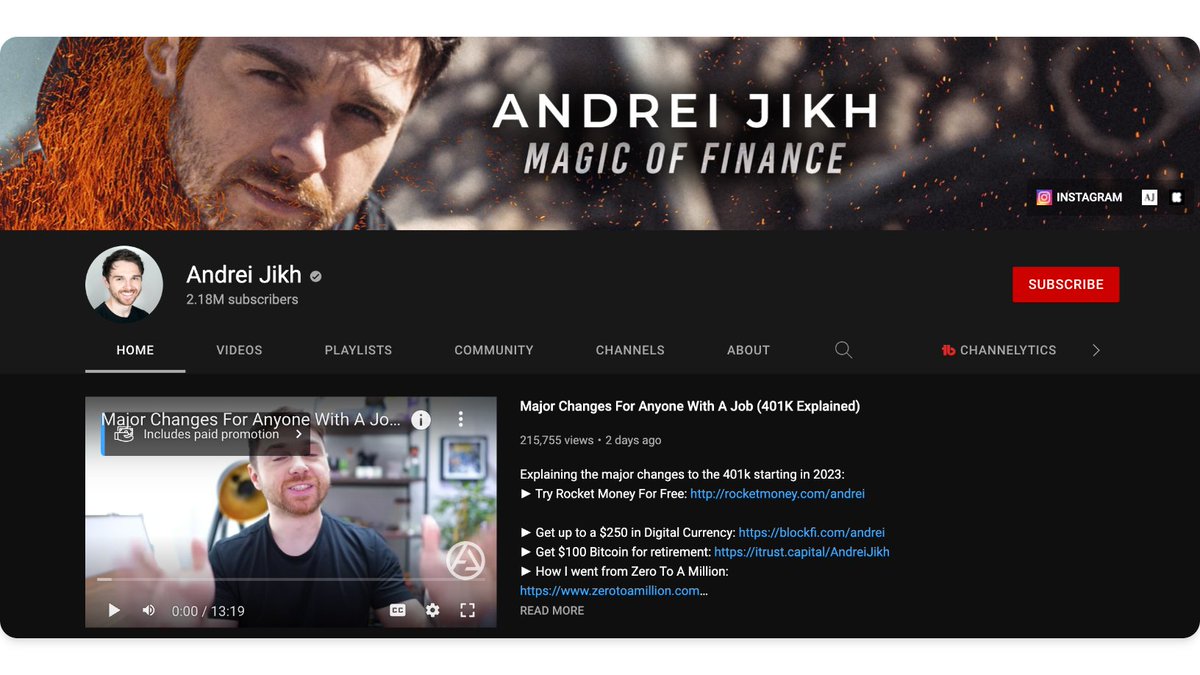 Youtube has more than 51,000,000 channels. Here are 13 of the TOP money ...