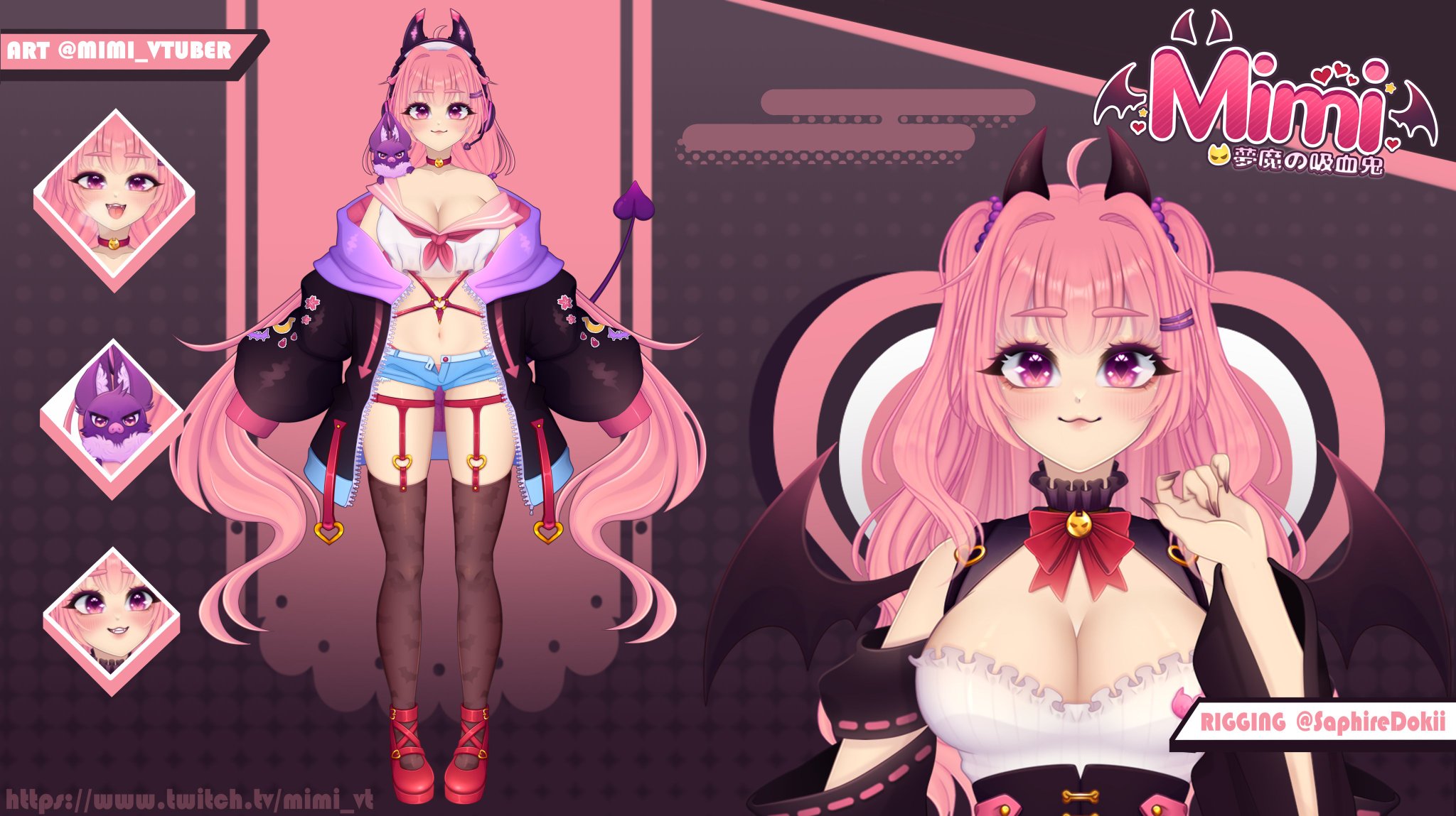🌸Mimi_Vtuber🌸COMISSIONOPEN 2 SLOT MOMMY VTUBER on Twitter: "@Kaidachu I like the pink color and ...