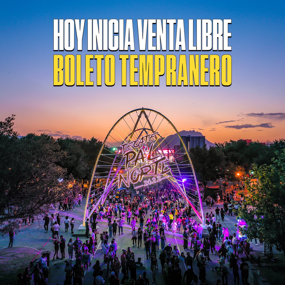 Tecate Pal Norte on Twitter: "¡Seamos protagonistas de #TecatePalNorte! A partir de las 11:00am ...