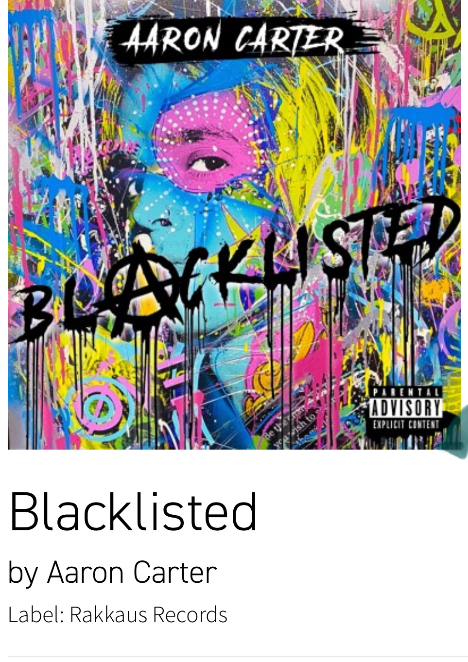 AaronsNumber1Fan on Twitter: "I can't believe the new @aaroncarter album "Blacklisted" is ...