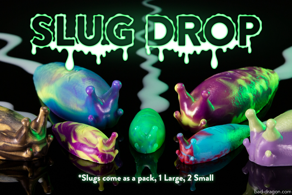 Bad Dragon on Twitter: "BD*Slugs are back for a limited drop now! Every Slug set is made in ...