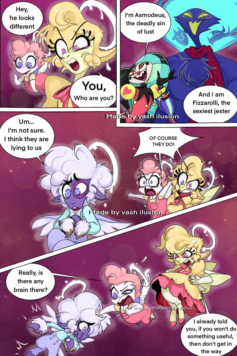 ☃️🍃💨🔞JollyBeefyBara🔞💨🍃🎄 on Twitter: "RT @vash_ilusion: Asmodeus x fizzarolli cómic: anti-baddie ...