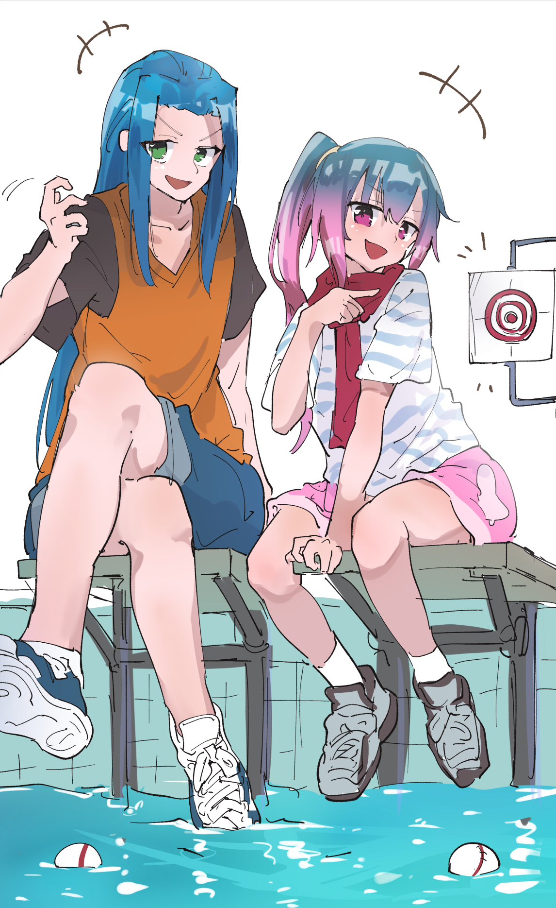 あみるむ@skeb募集中 on Twitter: "当たったらプールにドボン(Skeb) https://t.co/XnVbxe5d47" / Twitter