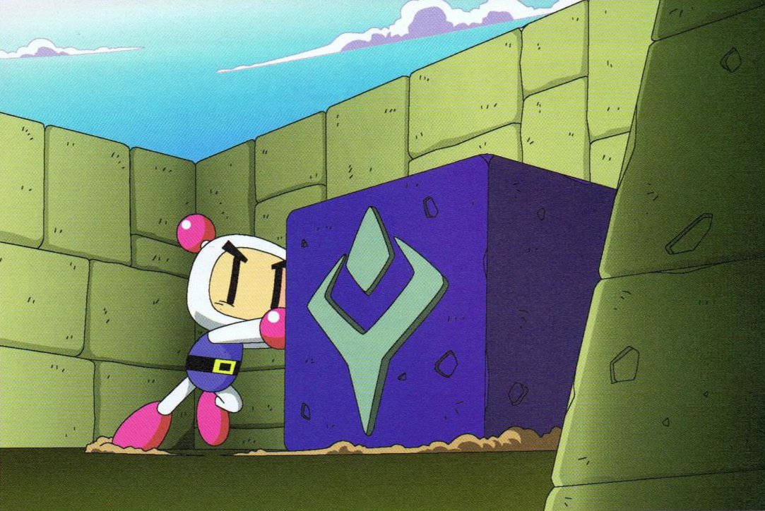 Video Game Art Archive on Twitter: "Unique artwork that was used in a 'Bomberman Hero' official ...