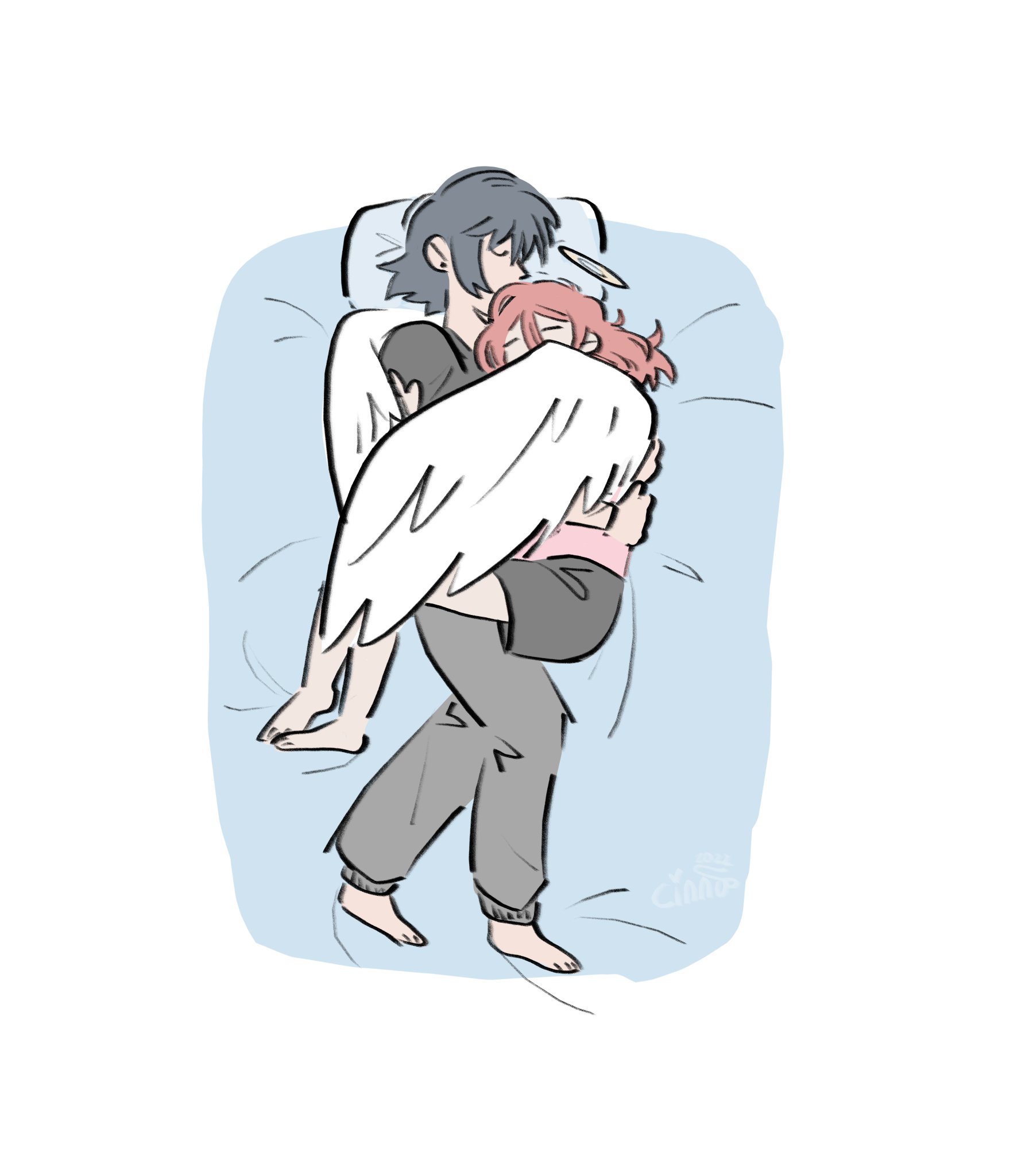 cinna! comms open! on Twitter: "me and the girlies love ignoring canon #akiangel https://t.co ...