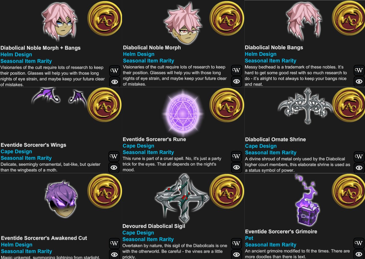 AQW News Source ⚔️ on Twitter: "You will need x202 Ghastly Gummies and 33,922 Treats to acquire ...