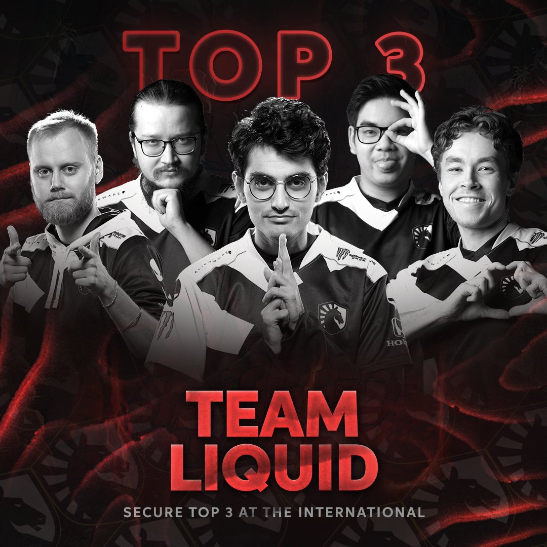 Wykrhm Reddy on Twitter: "Team Liquid are Top 3 at The International. Congratulations. Team ...