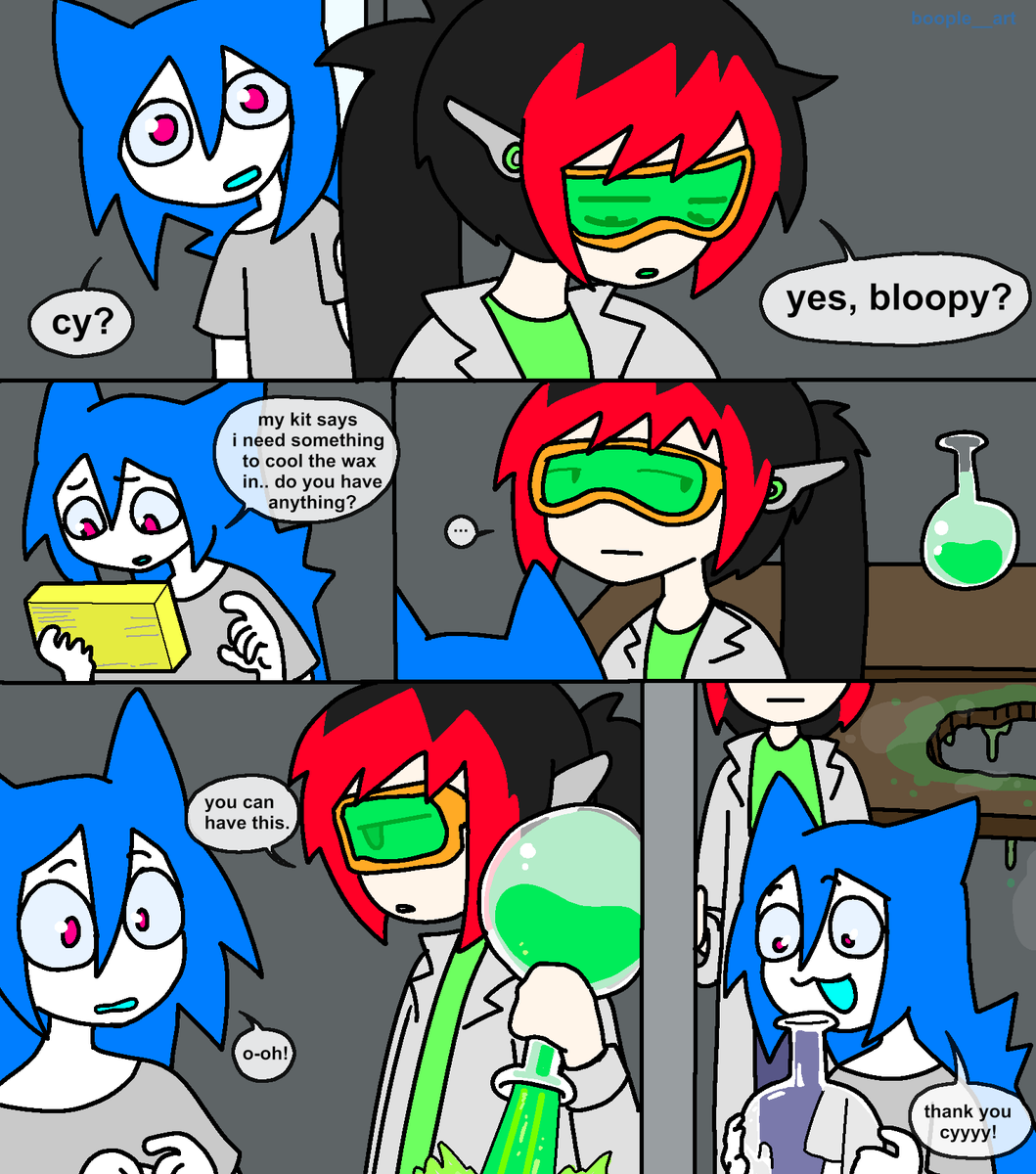 「im really close 2 being able to release the webcomic i've be」bloopy ꒰꒰꒰ᓚᘏᗢの漫画