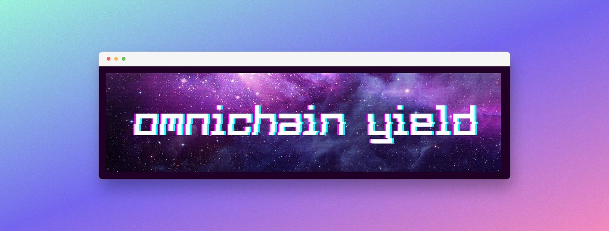 1/ The future of omni-chain DeFi is upon us, and I promise you won't want to miss out Let me ...