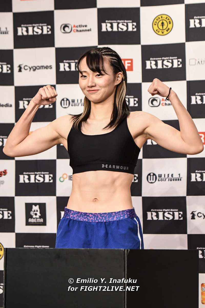 Fight2Live.net on Twitter: "#RISE162 -55kg, 3R, 3min: Seina (54,55kg) vs. Yuka Murakami (54,85kg ...