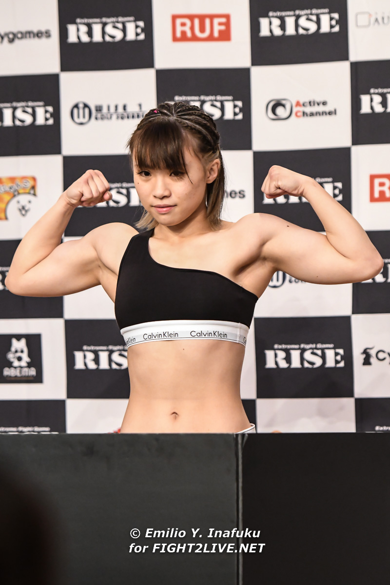 Fight2Live.net on Twitter: "#RISE162 -45kg, 3R, 3min: Honoka Tsujii (44,75kg) vs. Honoka ...