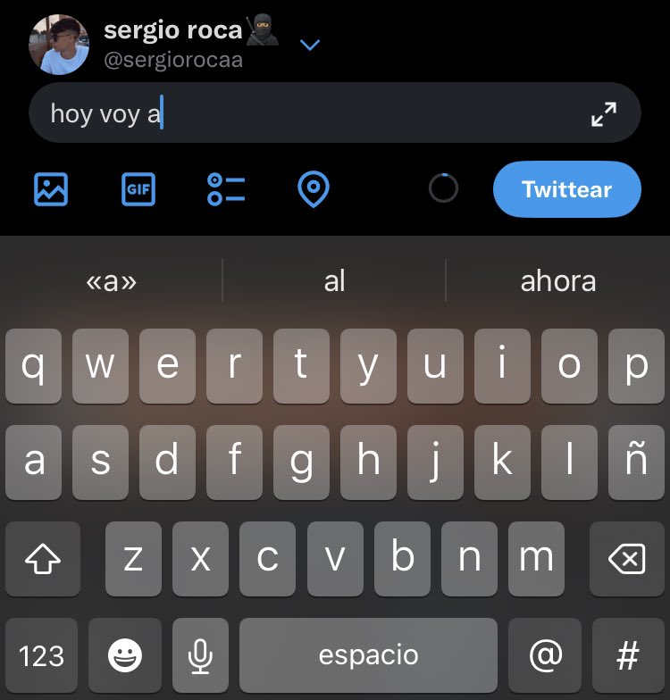 sergio roca🥷🏽 on Twitter: "ponerlo y dejar que vuestro teclado acabe la frase https://t.co ...