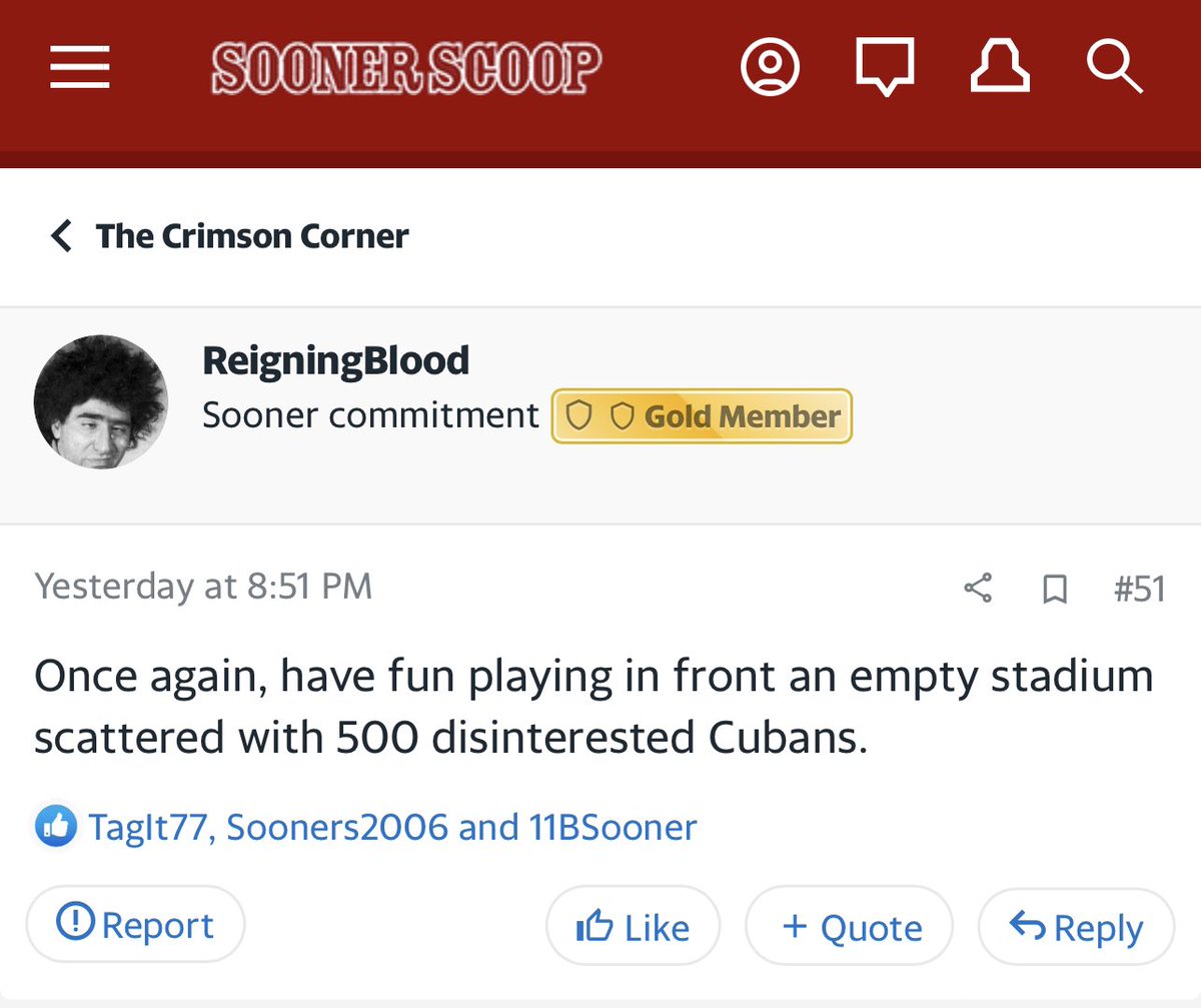 Message Board Geniuses on Twitter: "#Oklahoma lost a recruit to #Miami."