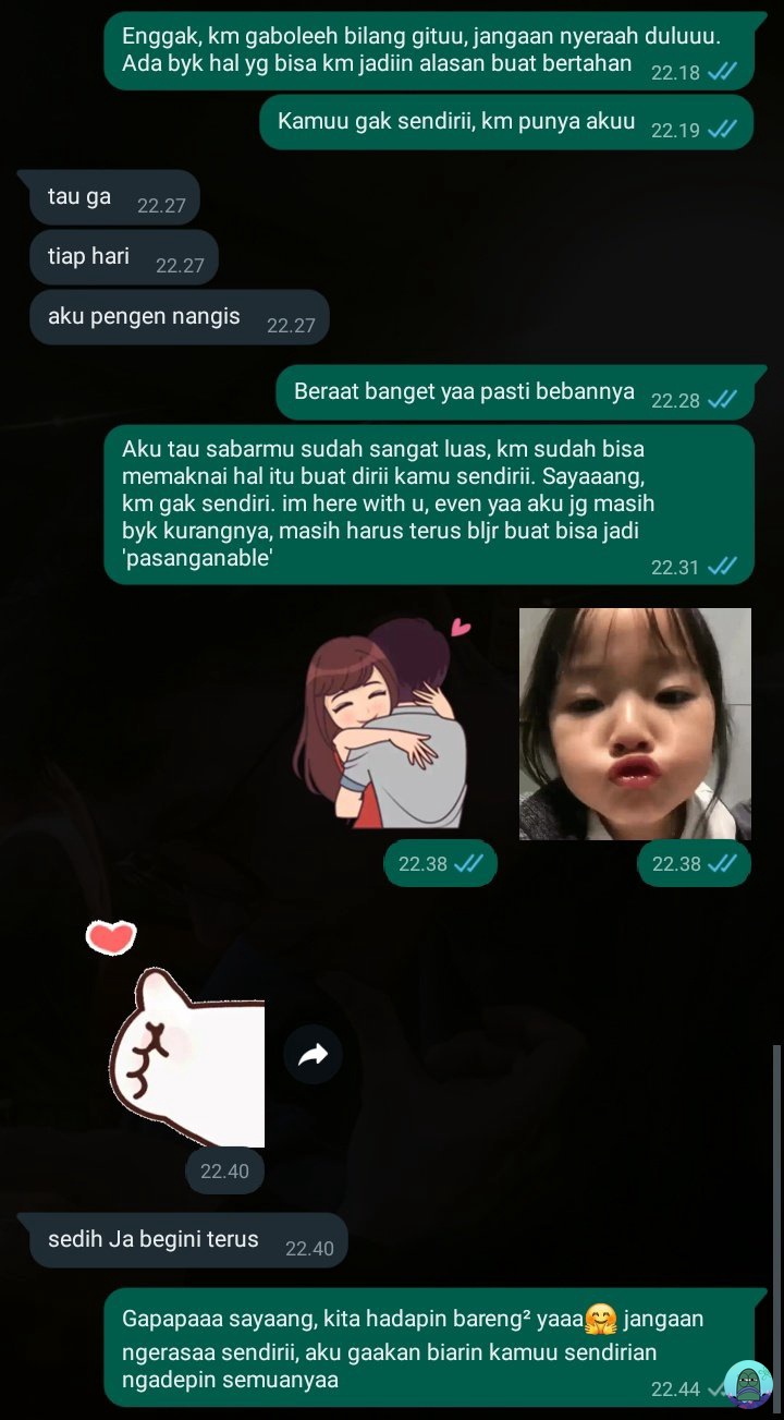 Tanyarl 💚 on Twitter: "💚 cara kalian kasih semangat ke pasangan yg lagi ngerasa down dan hard to ...