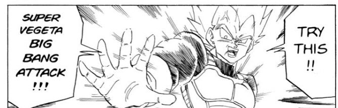 Super Vegeta Big Bang Attack