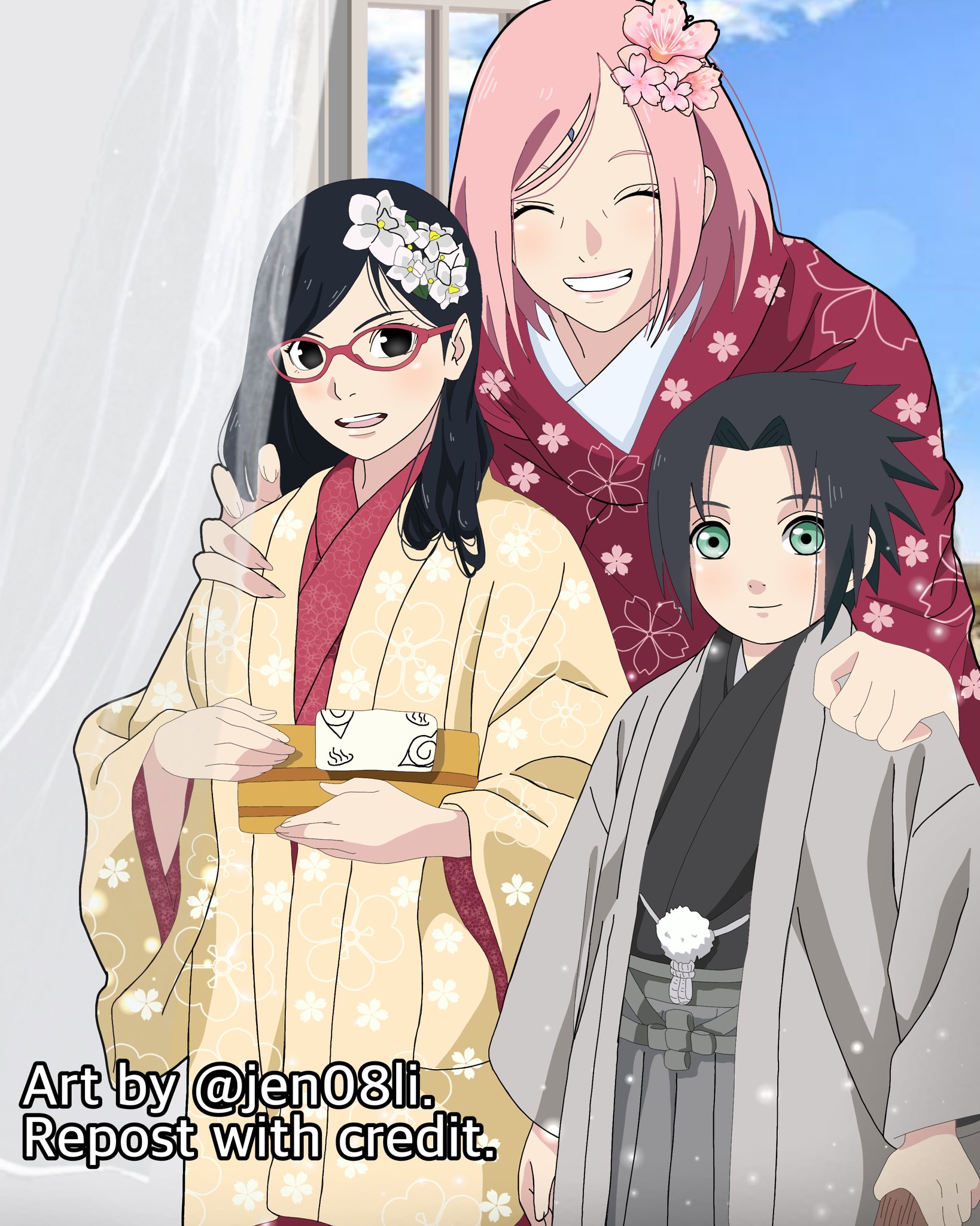 Uchiha Family Boruto