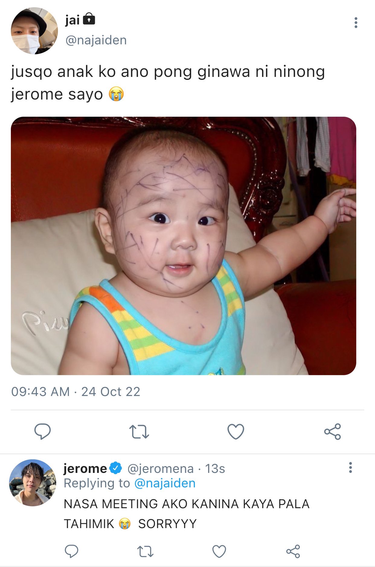 Funny Pictures Of Babies With Comments Tagalog