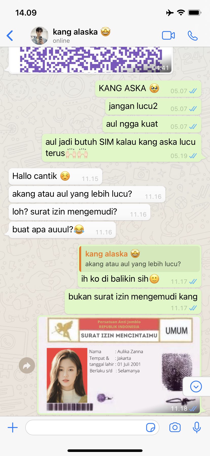 AU AULASKA UDAH END🎉 on Twitter: "102. surat izin ..... https://t.co/lsfTECDf1u" / Twitter