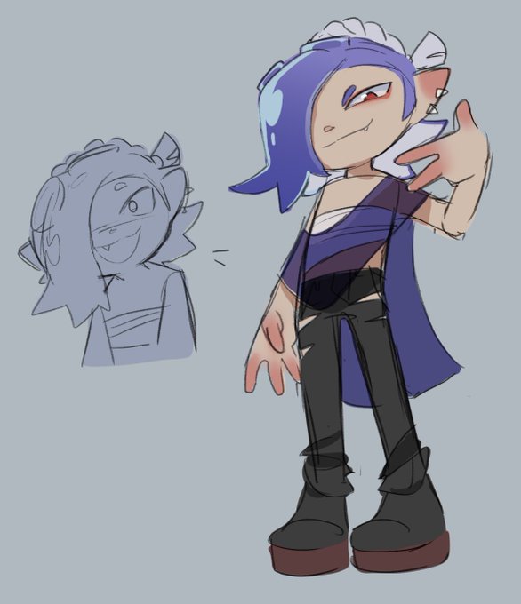 「nejiri hachimaki octarian」 illustration images(Popular)