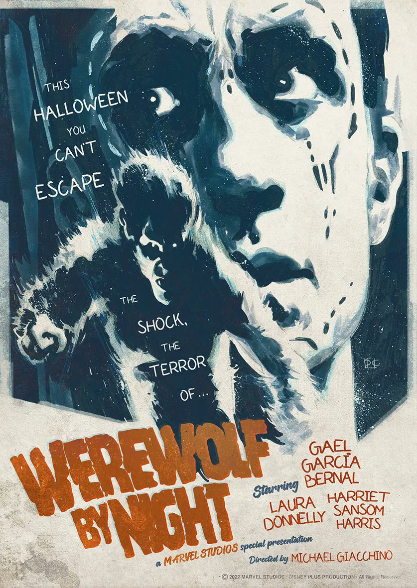 Werewolf by Night (2022) by Diego Cobo #MoviePoster #movieposter Sluts ...