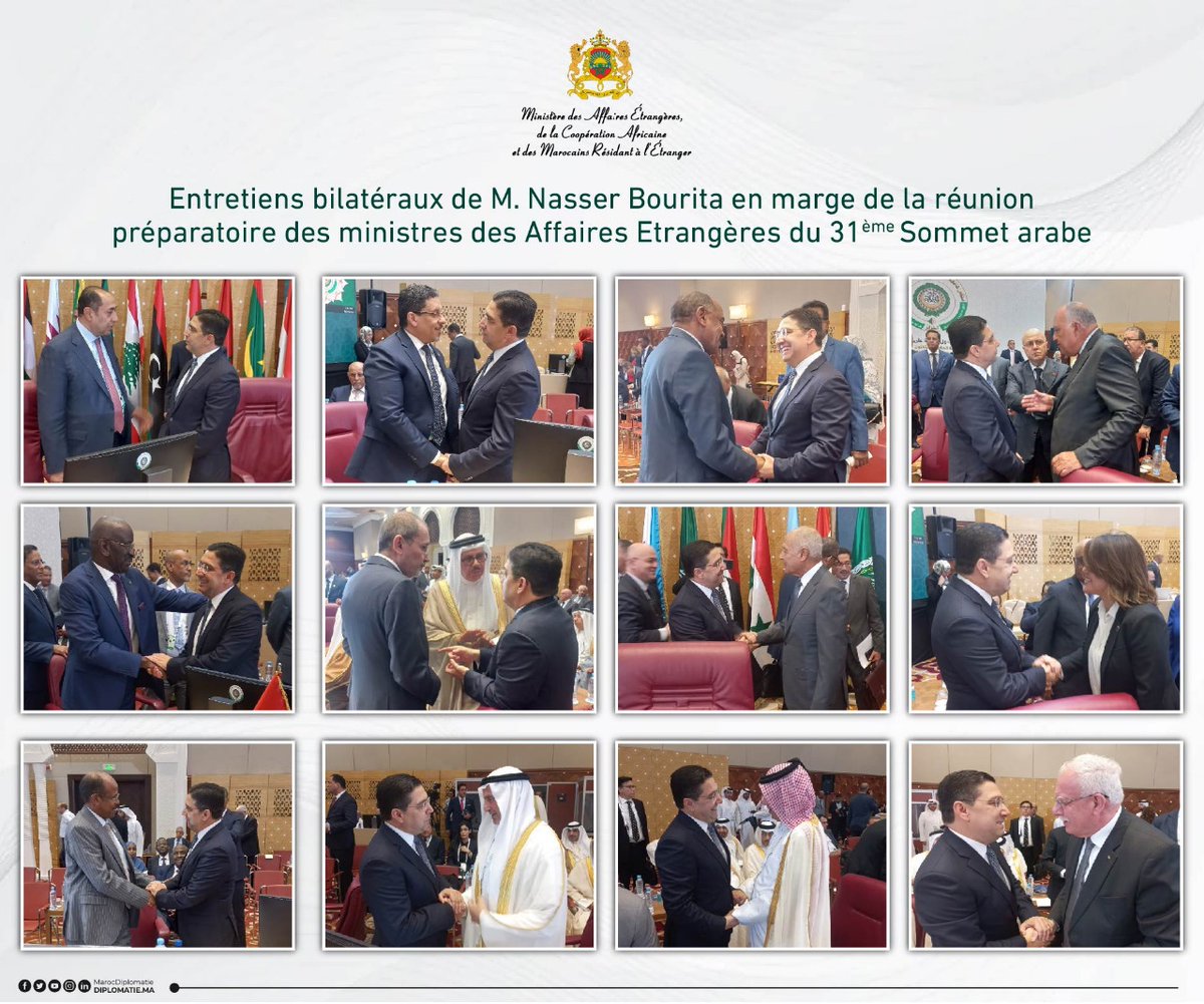 Maroc Diplomatie 🇲🇦 on Twitter: "En marge des travaux de la réunion préparatoire des ministres ...