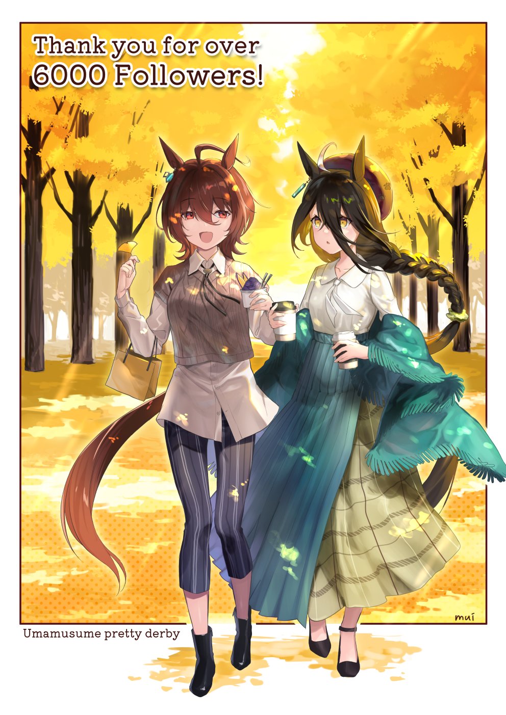 mui@C101金曜 西-む21a on Twitter: "#今月描いた絵を晒そう 今月はタキオン多めでした https://t.co/uEndDESgoU" / Twitter