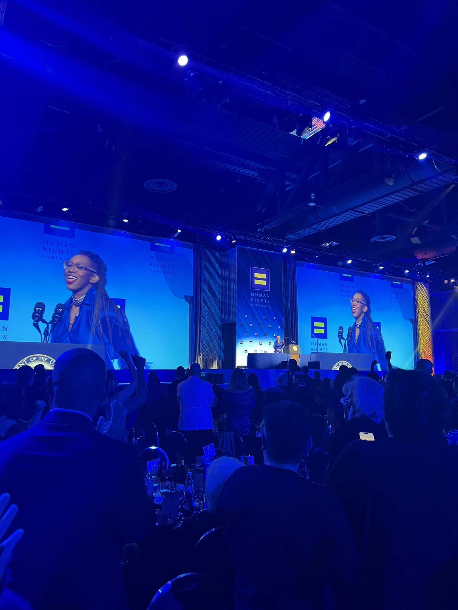 Shaunna Thomas on Twitter: "The @HRC dinner has never been so inspiring. Ok it’s my first. But ...