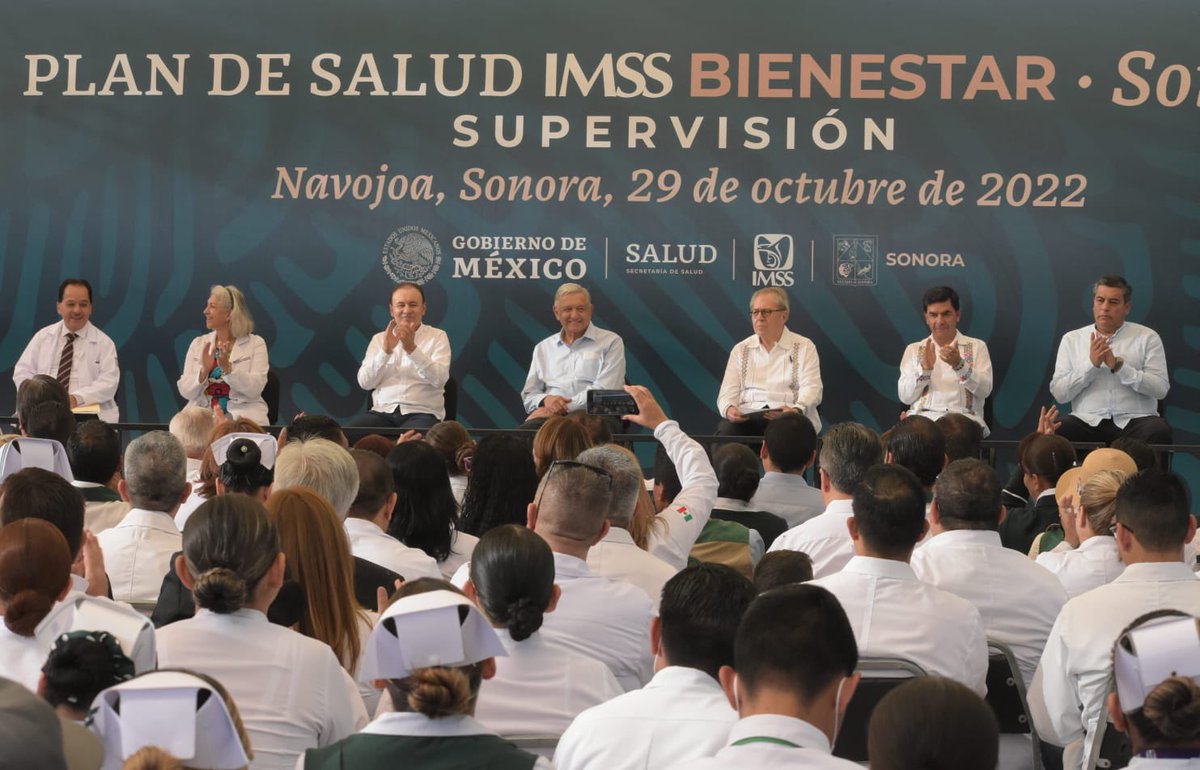 SALUD México on Twitter: "En la supervisión del Plan de Salud @IMSSBIENESTAR en Sonora, el ...