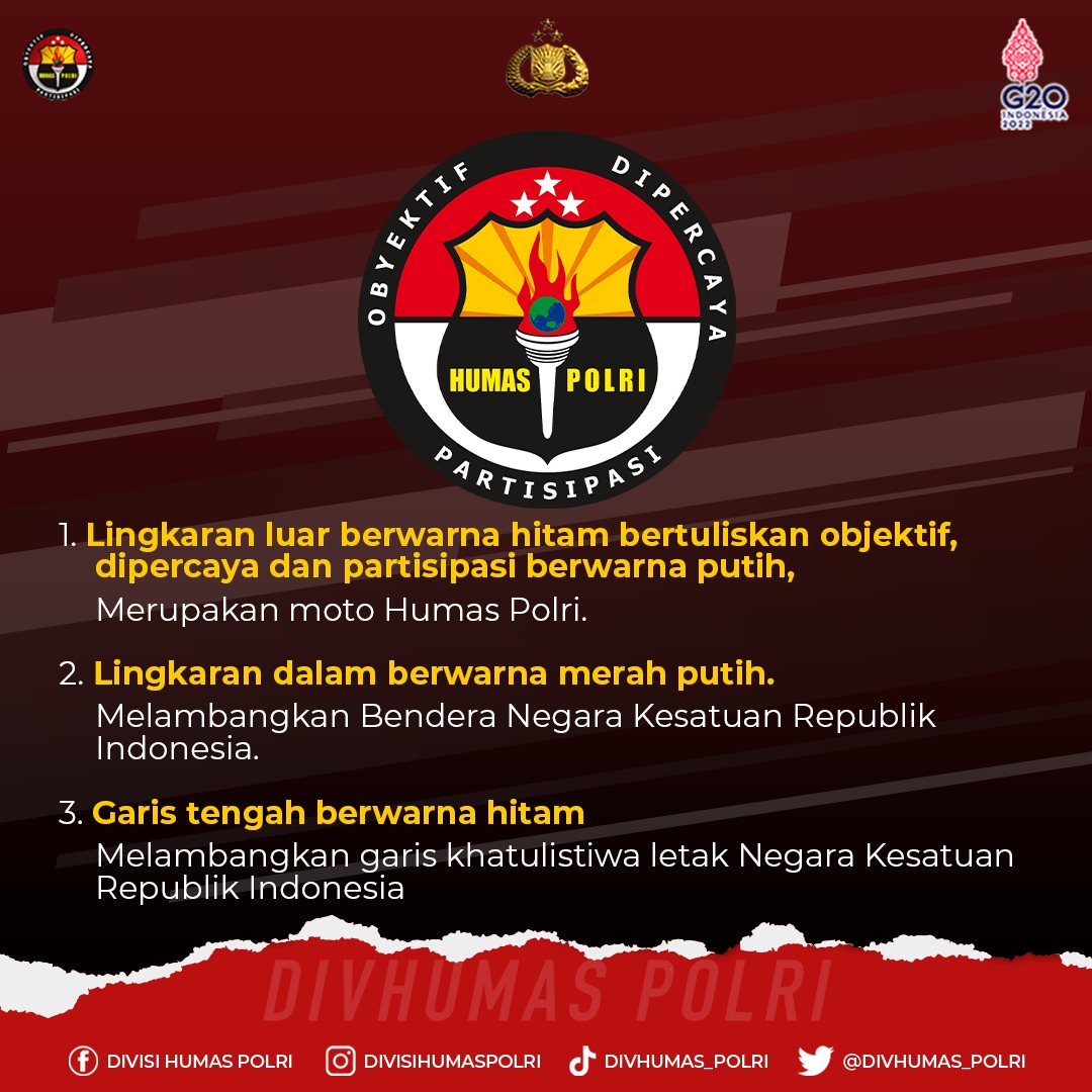 Hmspoldapapua on Twitter: "Taukah Kamu Makna Logo Humas Polri ? #Dirgahayu71ThnHumasPolri ...