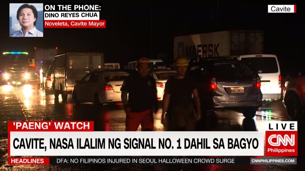 CNN Philippines on Twitter: "Noveleta, Cavite Mayor Dino Reyes Chua: Kagabi po talagang nagulat ...