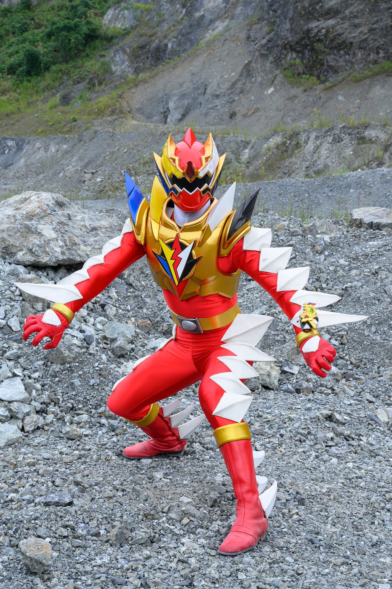 Power Rangers Dino Thunder Red Ranger Super Dino Mode