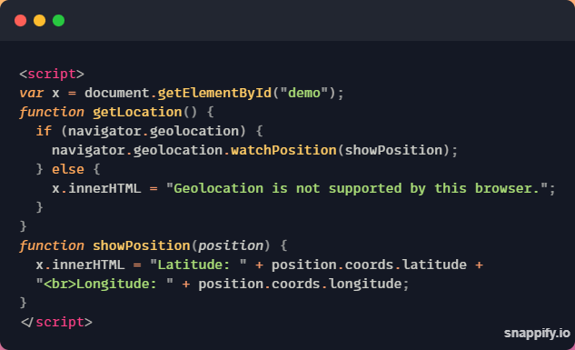 🔷 About HTML Geolocation API - 2 A Thread🧵 👇 - Thread from Mrunay ...