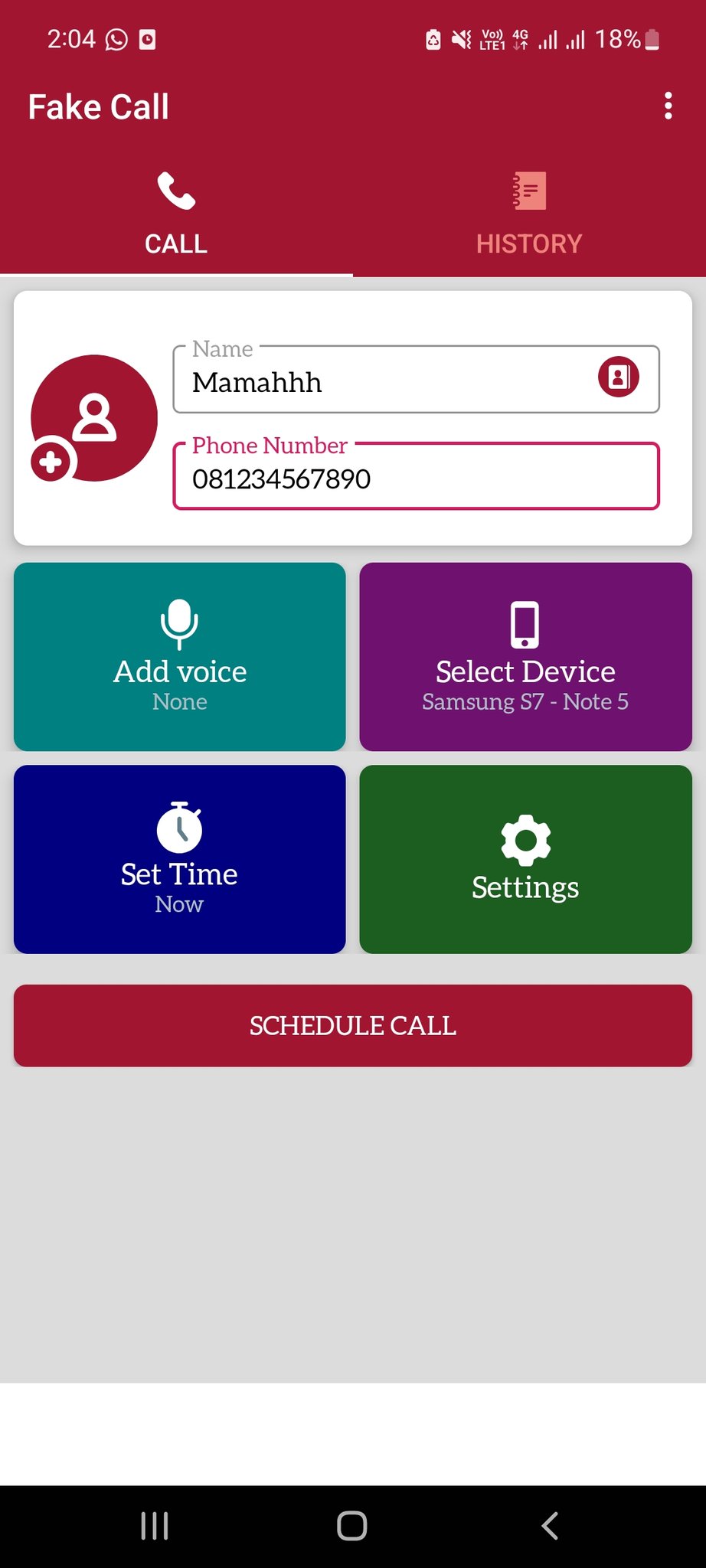 d on Twitter: "@sakhansaaa mending adeknya pake app ini deh, namanya fake call https://t.co ...