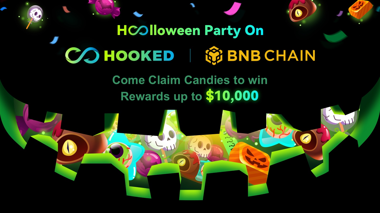 HOOKED on Twitter: "@BNBCHAIN Haven’t got the Halloween Party Pass NFT yet? Mint now! Here is ...
