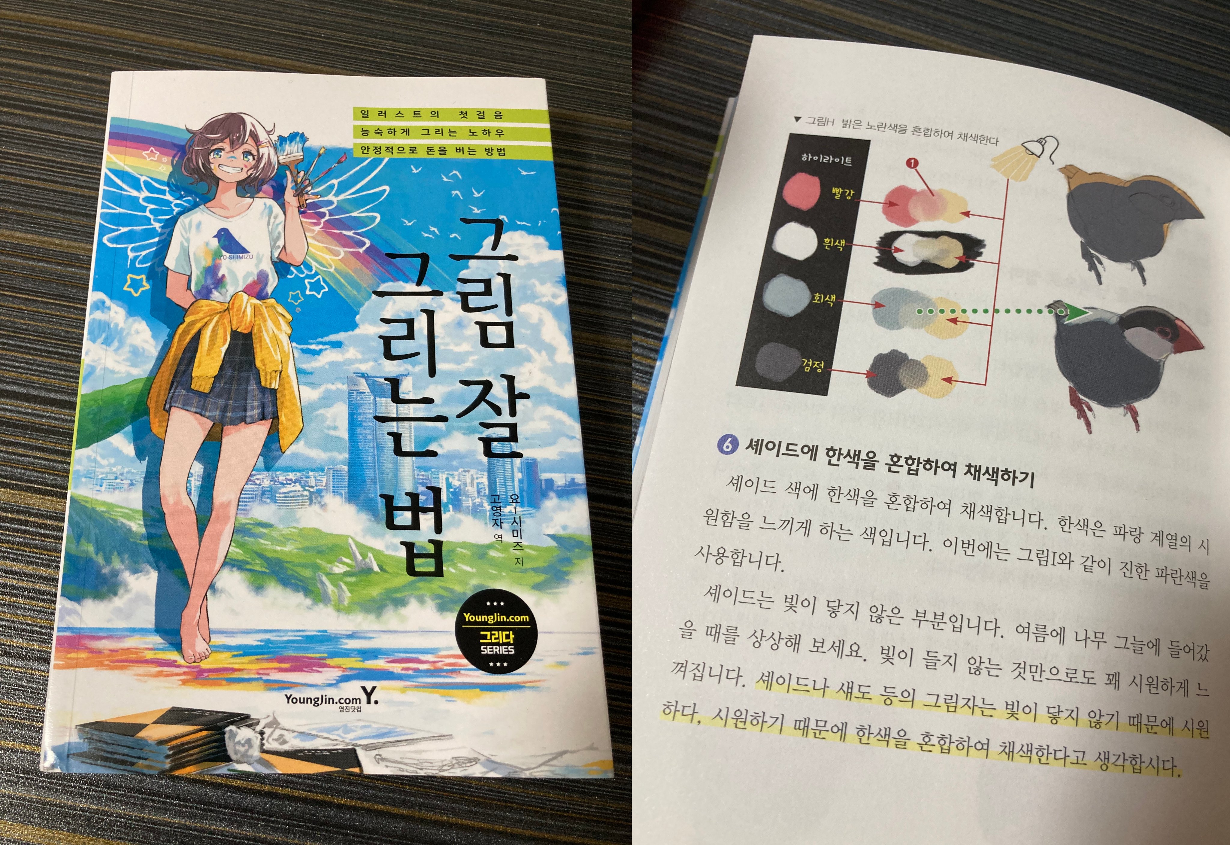 🎨익명의 자료계 아맞다클튜출첵 On Twitter 📚 현직 일러스트레이터 요시미즈님의 작화 기술과 경험담 그리고 실무자로서의 조언이 담긴 책입니다 그림을 어떻게