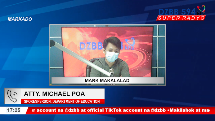DZBB Super Radyo on Twitter: "LIVE sa DZBB: Atty. Michael Poa, Department of Education (DepEd ...