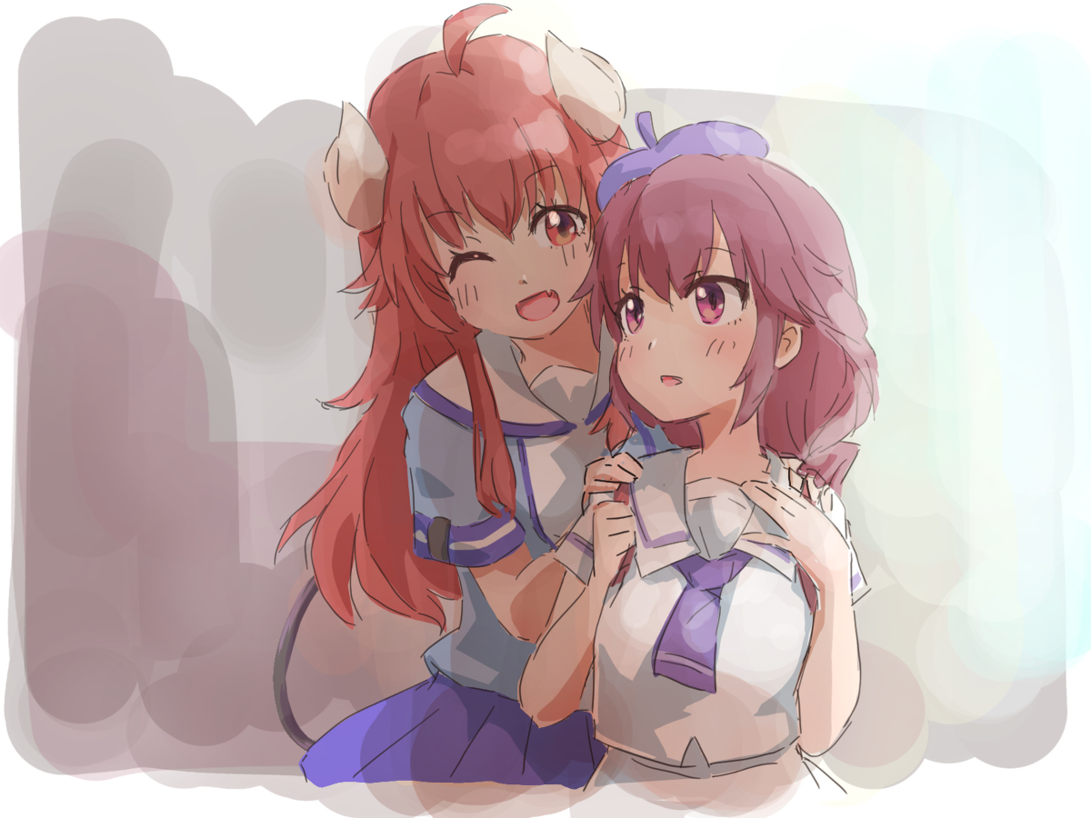 いこら@DQX on Twitter: "がっこう帰り #まちカドまぞく #シャミ子 #吉田良子 https://t.co/MogLQXB7FV https://t.co/2AqLbUohZo ...