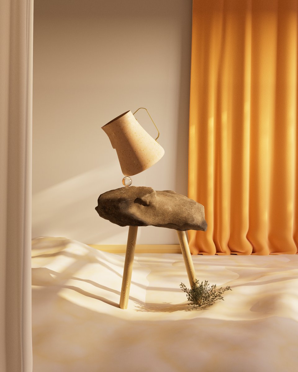 Behance on Twitter: "Ambient explorations by Catarina Rocha — see more 3D art by Catarina on # ...