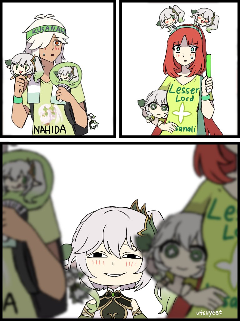 Utsu 🐟 (open commission) on Twitter: "#cylou #cynilou #nahida"