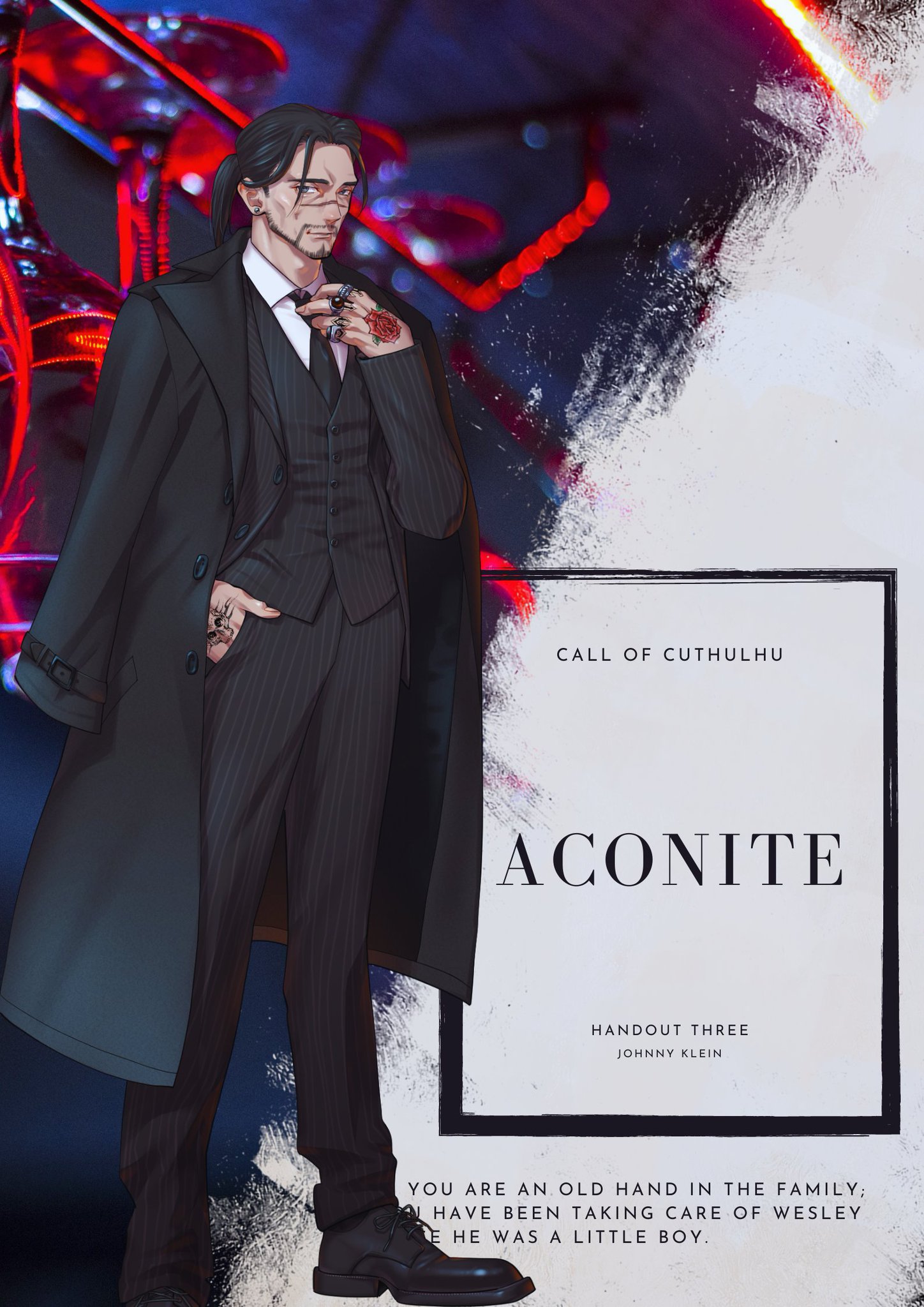 もち🎲 on Twitter: "🍷Aconite🍷 HO3：Johnny Klein Artist：ラブ山（@LOVEYAMA003） https://t.co/HU6HFwESvI ...